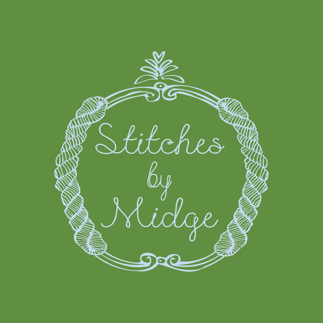 Stitches by Midge – Atlantic Blue Canvas