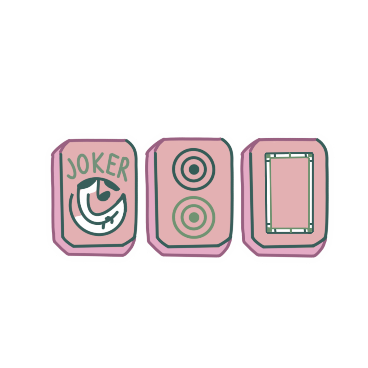 Mahjong Tiles Sticker