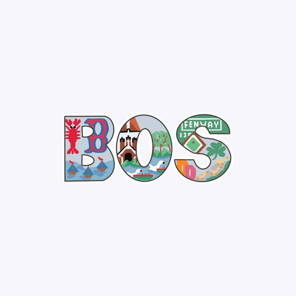 Boston - BOS - Sticker