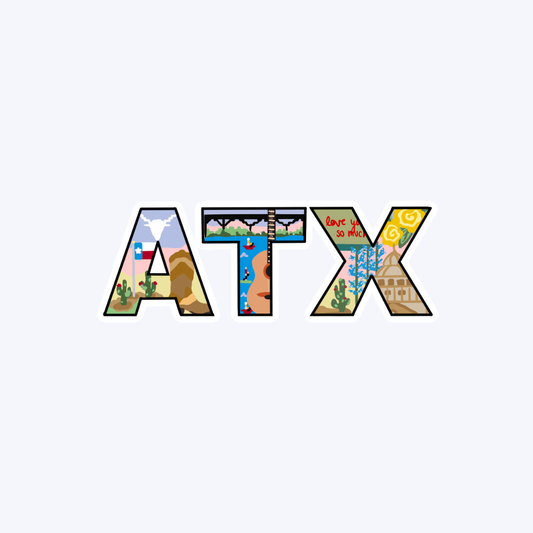 Austin - ATX -Sticker