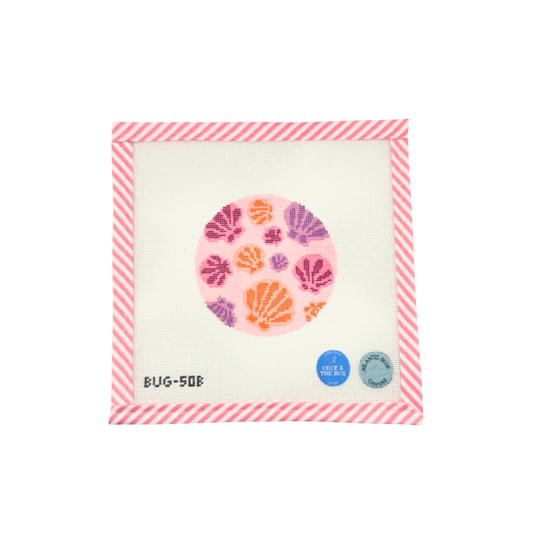 Seashell Coaster - 18 Mesh – Atlantic Blue Canvas