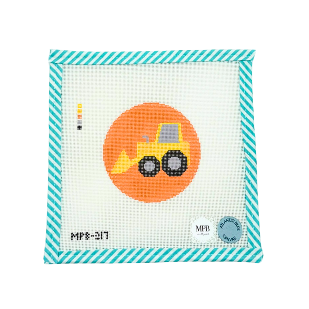 Front Loader Round – Atlantic Blue Canvas